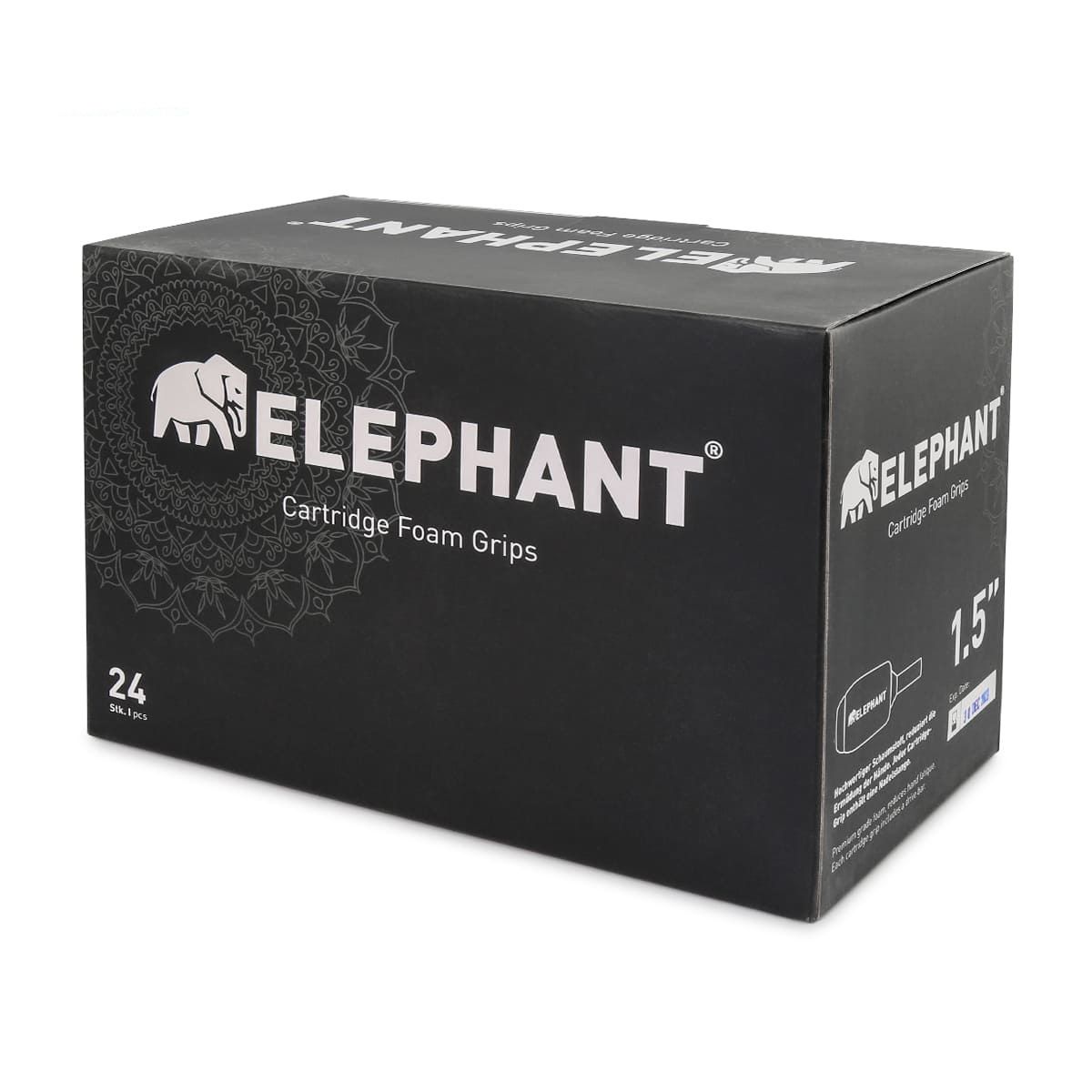 Elephant Cartridge Foam Grips - Box of 24